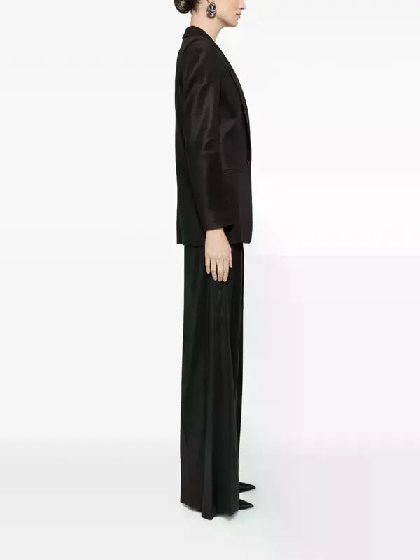 NISSA High-rise Palazzo Pants - Black