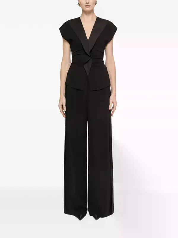 NISSA High-rise Wide-leg Trousers