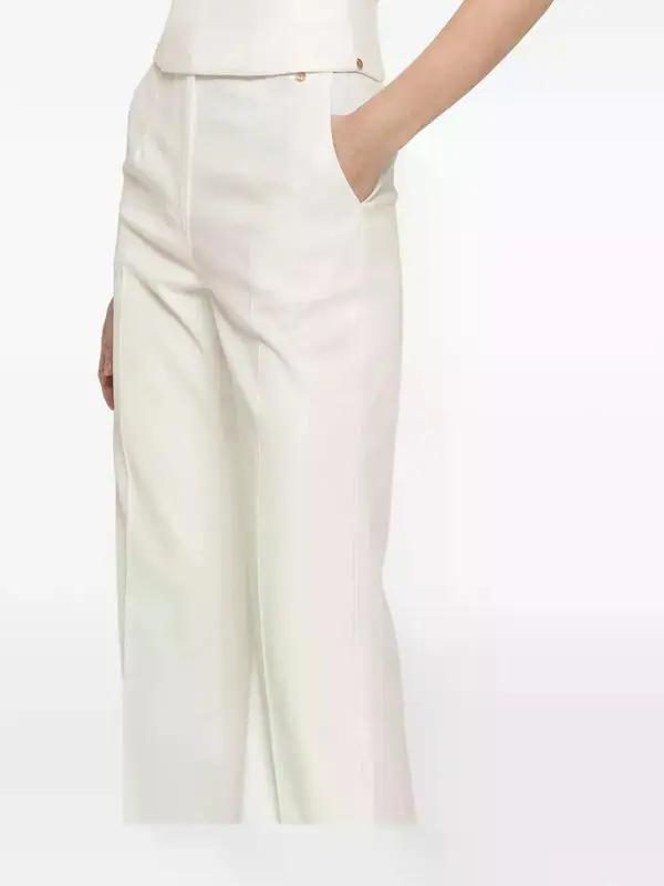 NISSA Flared Trousers - White