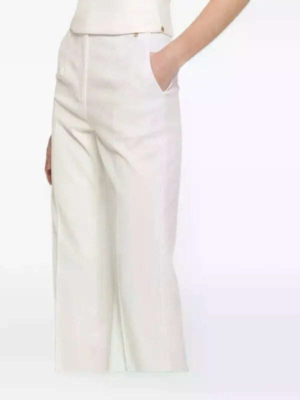 NISSA Flared Trousers - White