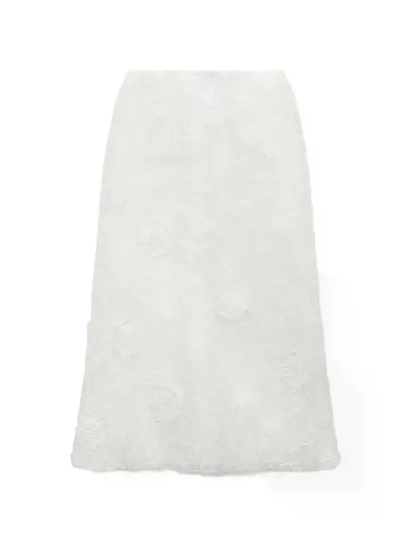 Dorothee Schumacher Sheer Meadow Skirt - White
