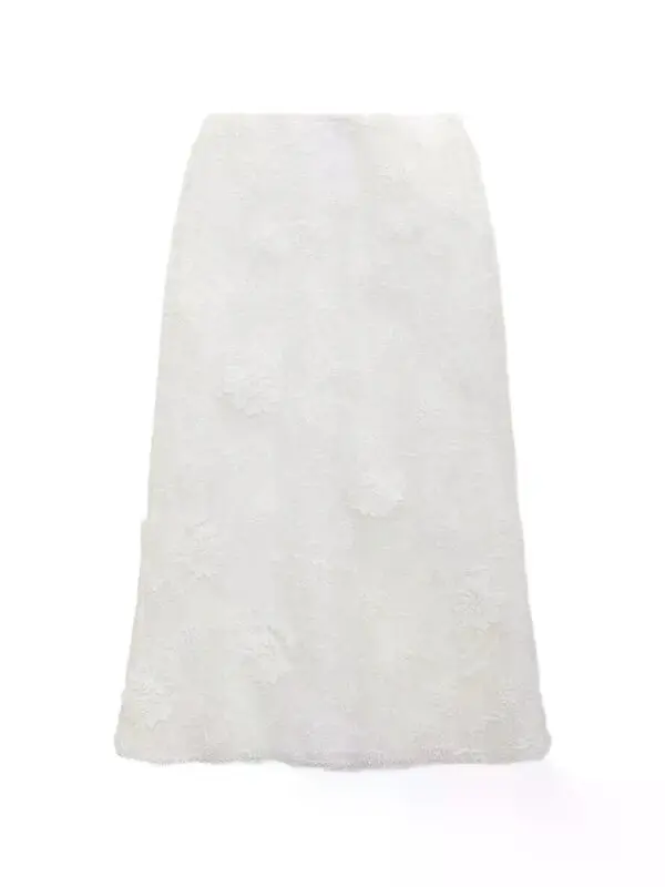 Dorothee Schumacher Floral Lace Midi Skirt