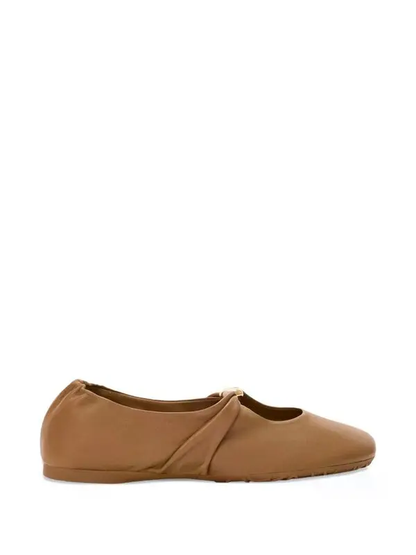 Loewe Leather Ballet Flats - Neutrals