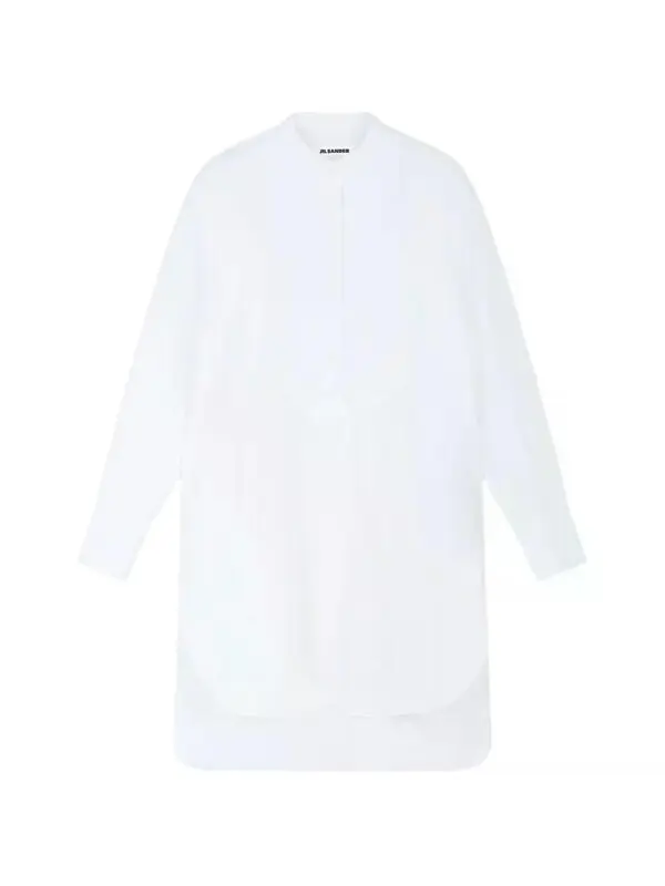 JIL SANDER Long-sleeve Cotton Shirt - White