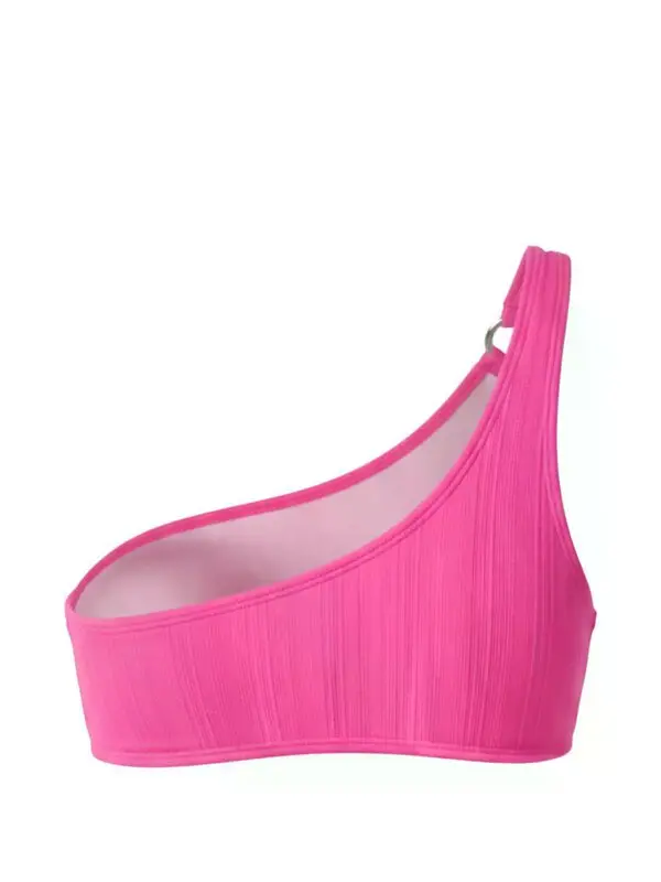 Michael Kors One-shoulder Ring Bikini Top - Pink