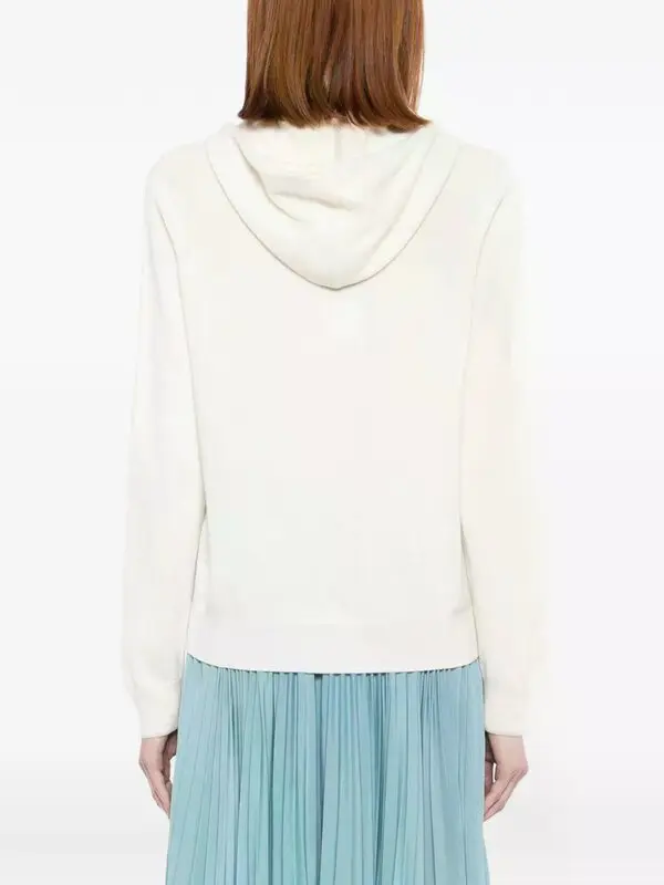 N.peal Hooded Zip-up - Neutrals