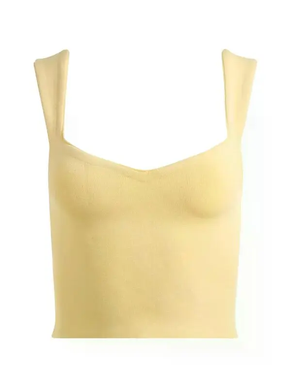 Alice + Olivia Sweetheart Tank - Yellow