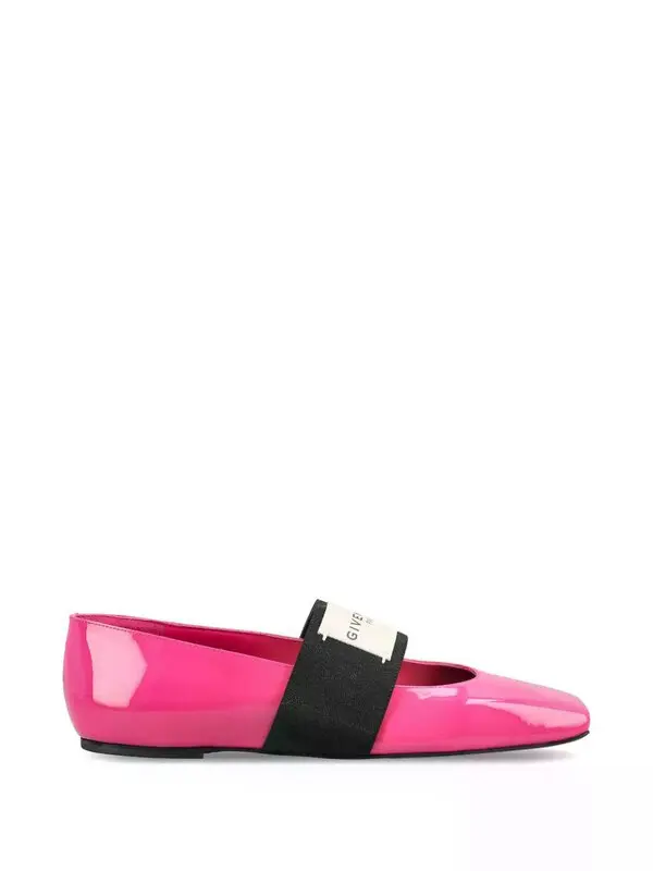 Givenchy Sliced Strap-detail Ballet Flats - Pink
