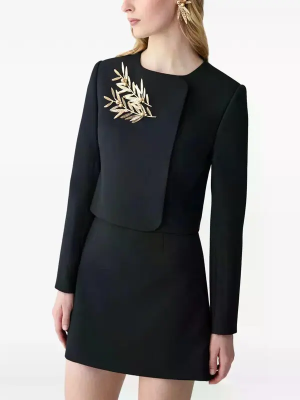 Carolina Herrera Double-breasted Cropped Jacket