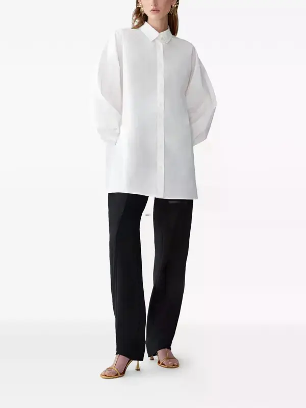 Carolina Herrera Oversized Tie-front Shirt