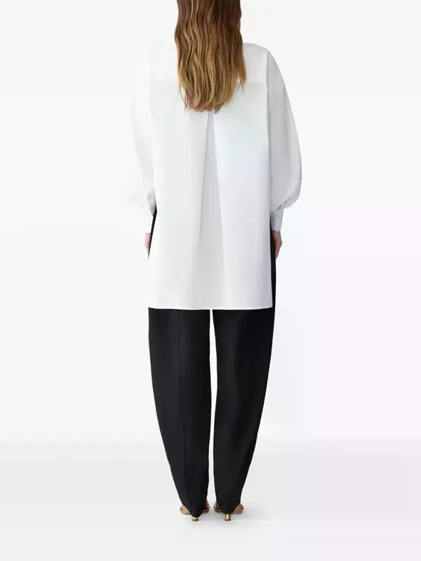 Carolina Herrera Oversized Tie-front Shirt