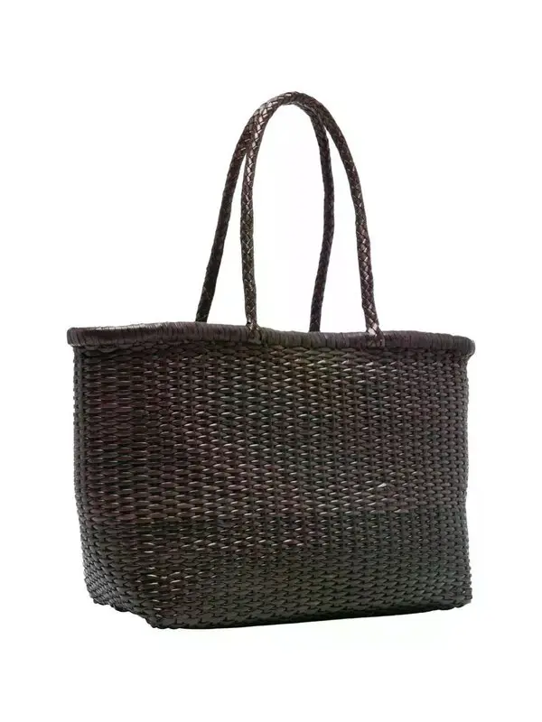 Dragon Diffusion Large B Weave Leather Shoulder Bag