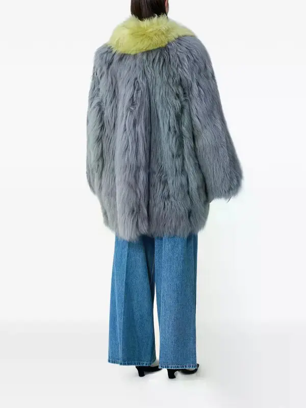 Marni Single-breasted Shearling Coat