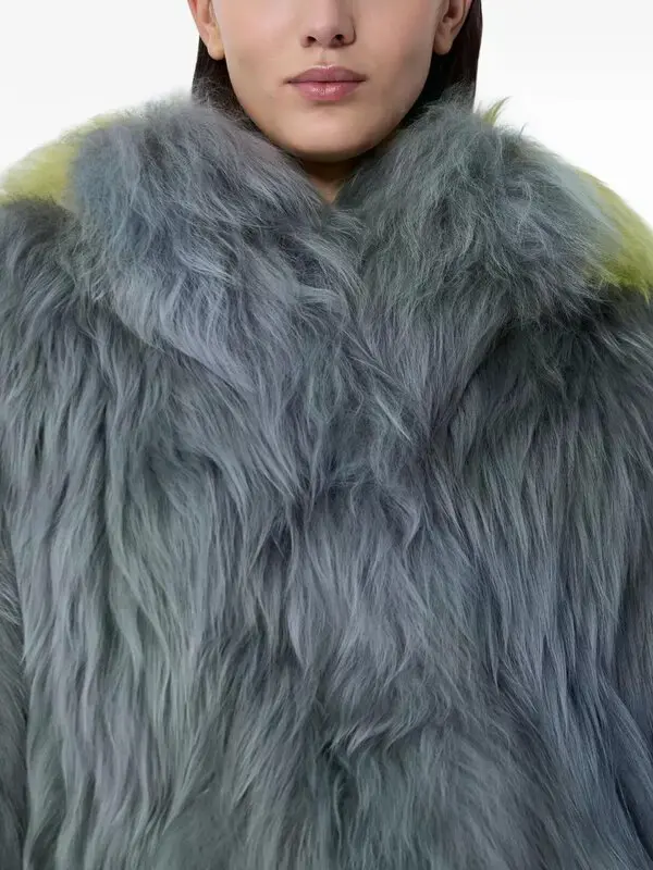 Marni Single-breasted Shearling Coat