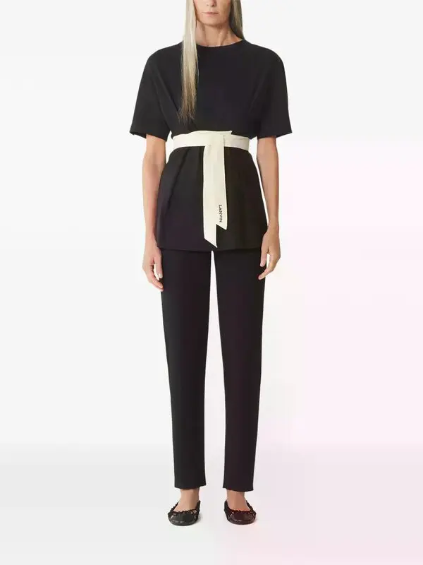 LANVIN Tie-detail Top