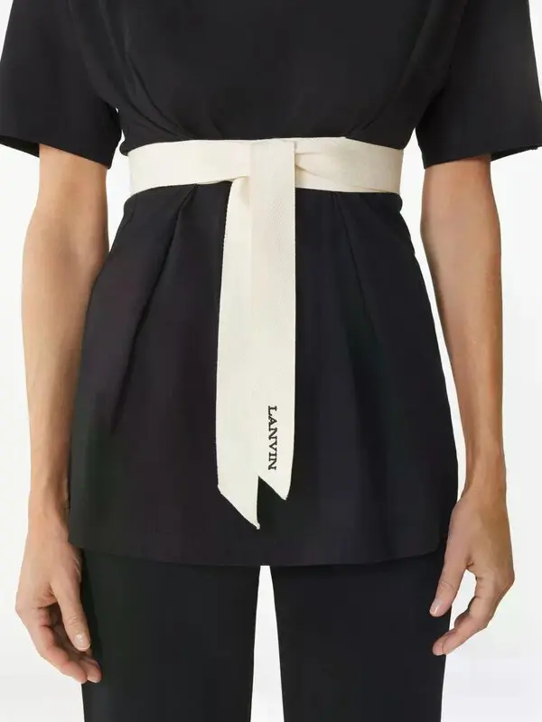 LANVIN Tie-detail Top