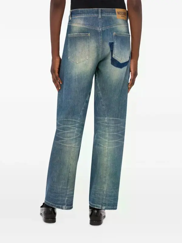 Moschino Patchwork Denim Jeans
