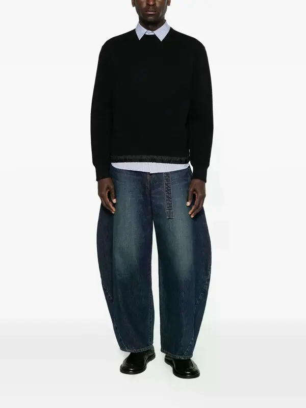 Sacai Drawstring Hem Sweatshirt