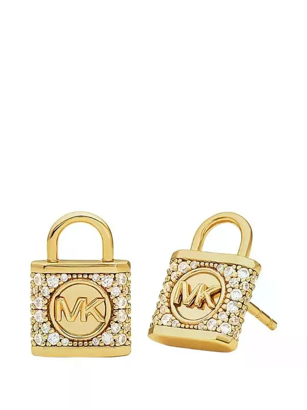 Michael Kors Lock-stud Earrings - Gold