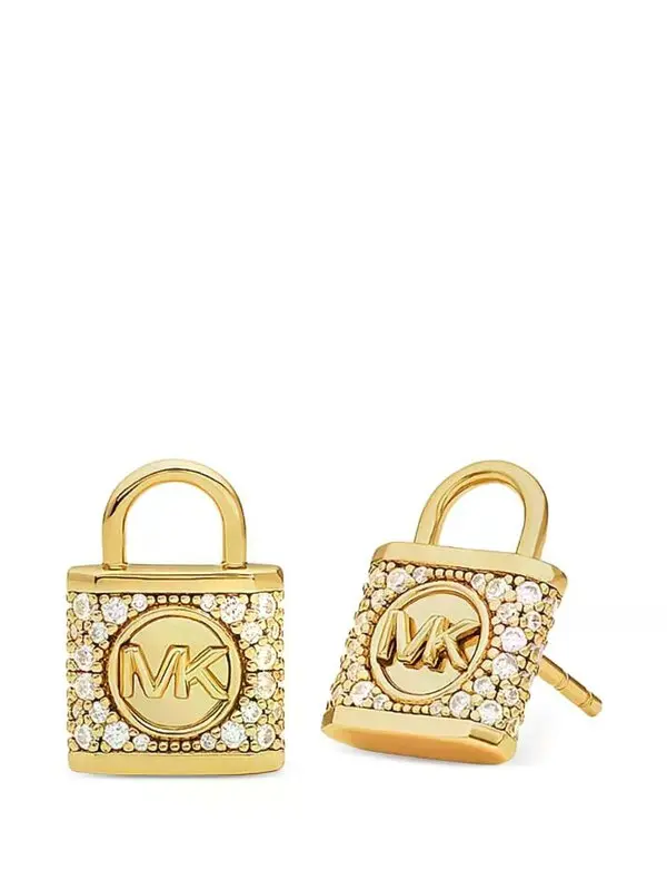 Michael Kors Lock-stud Earrings - Gold