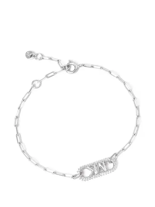 Michael Kors Logo Chain Bracelet - Silver