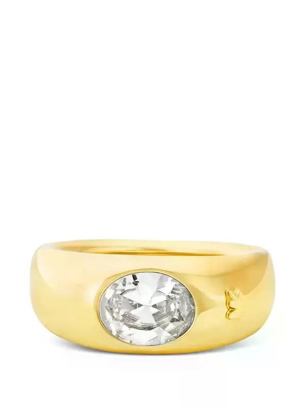 Michael Kors Oval-stone Ring - Gold