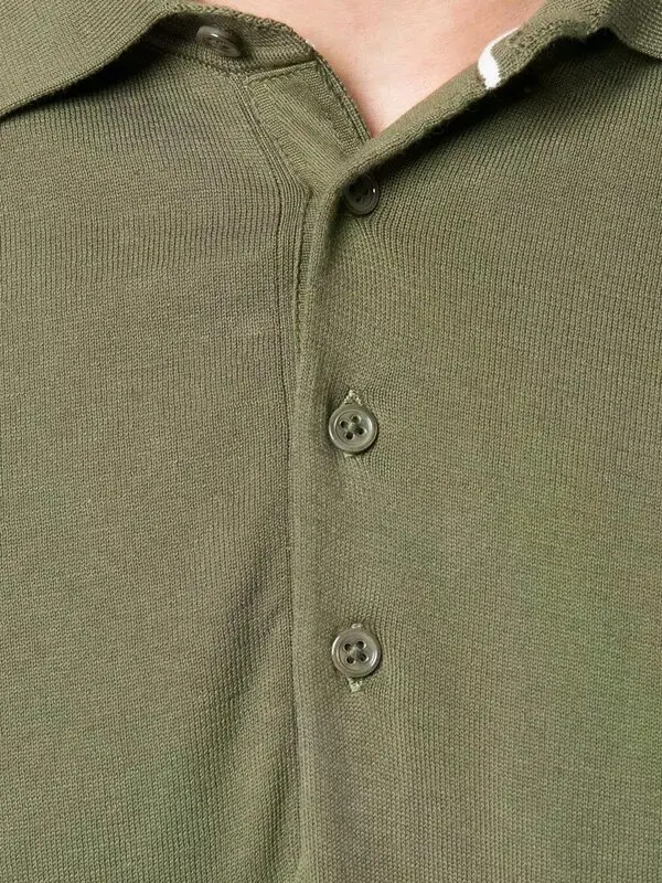PAOLO PECORA Short Sleeve Polo Shirt - Green