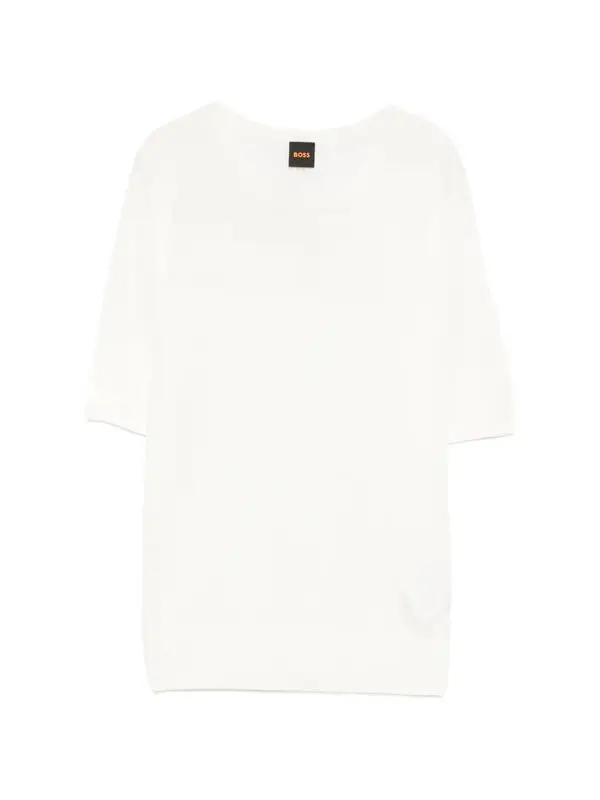 BOSS Fiaffu Short-sleeve T-shirt - Neutrals