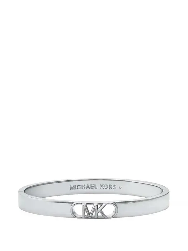 Michael Kors Logo Bangle Bracelet - Silver