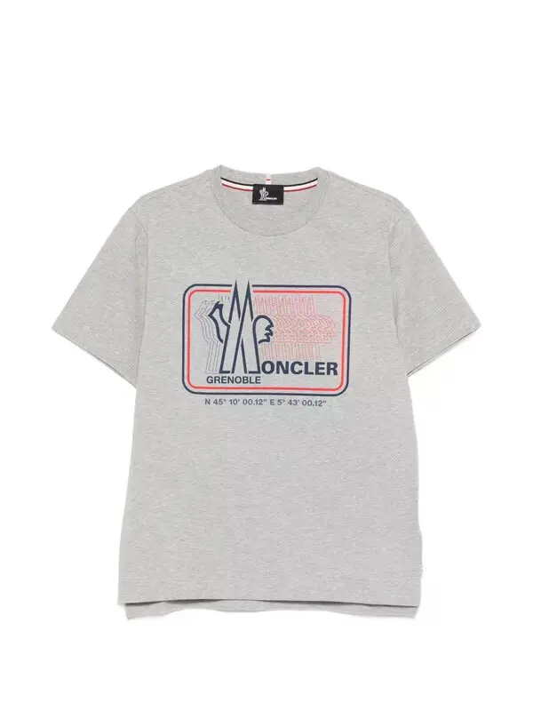 Moncler Logo T-shirt - Grey