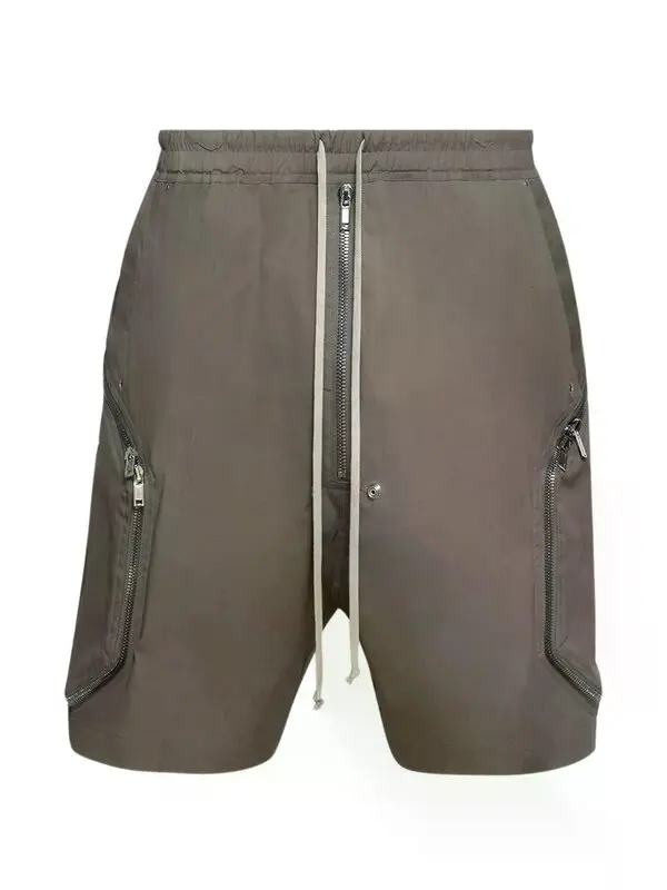 Rick Owens Blixa Bela Zip-pockets Shorts - Grey