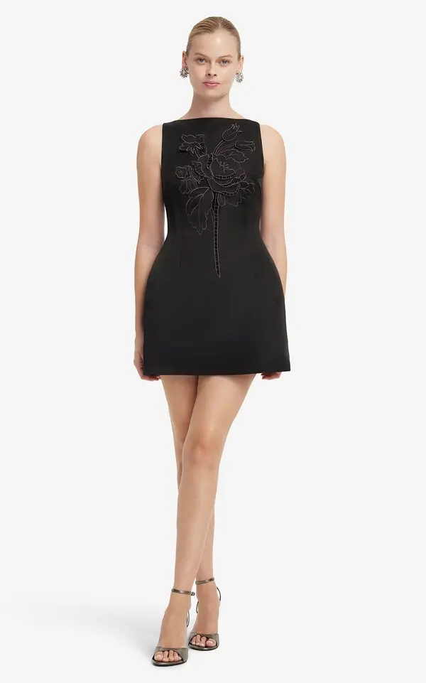 LEO LIN Ali Applique Mini Dress