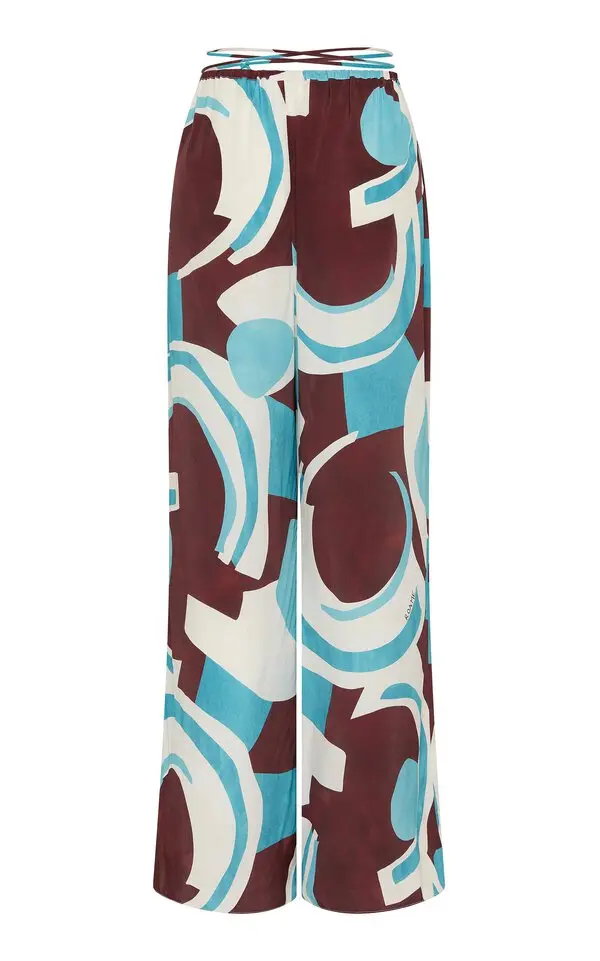 ROAME Sistine High-rise Wide-leg Pants