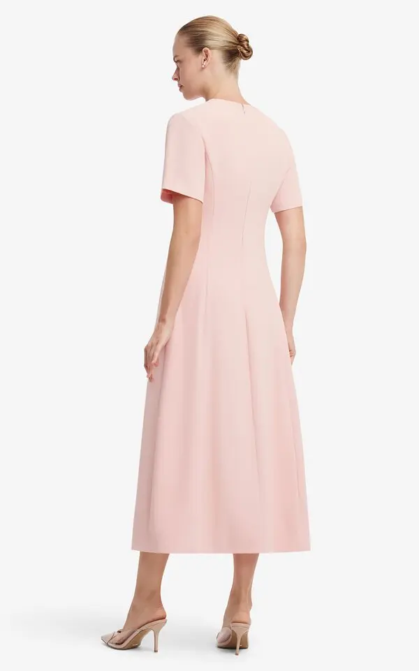 LEO LIN Caroline Applique Midi Dress