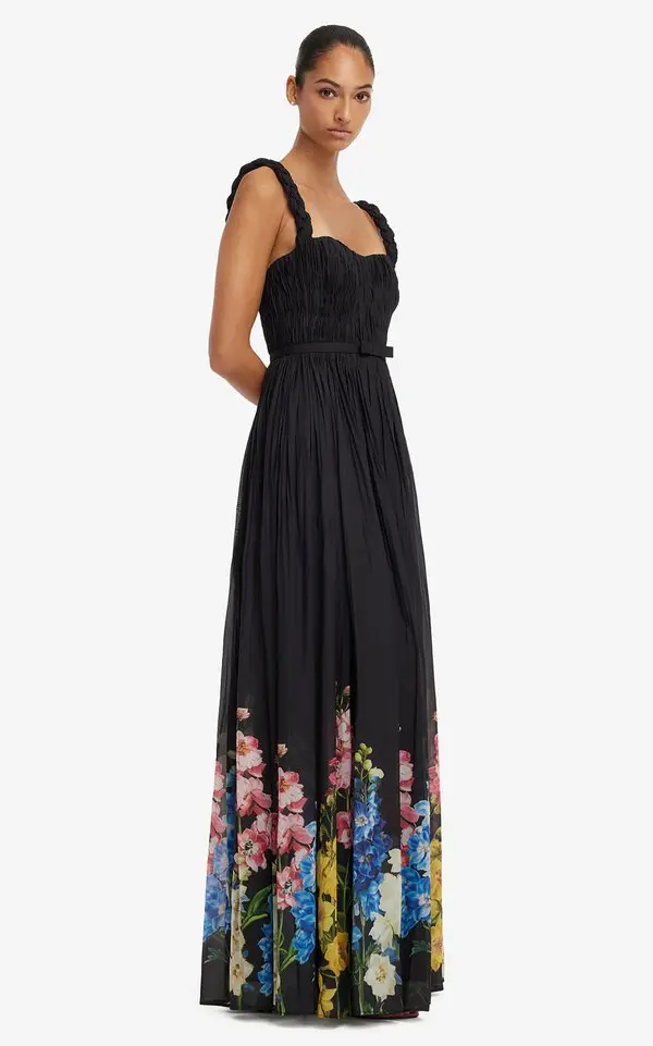 LEO LIN Angelina Ruffled Maxi Dress