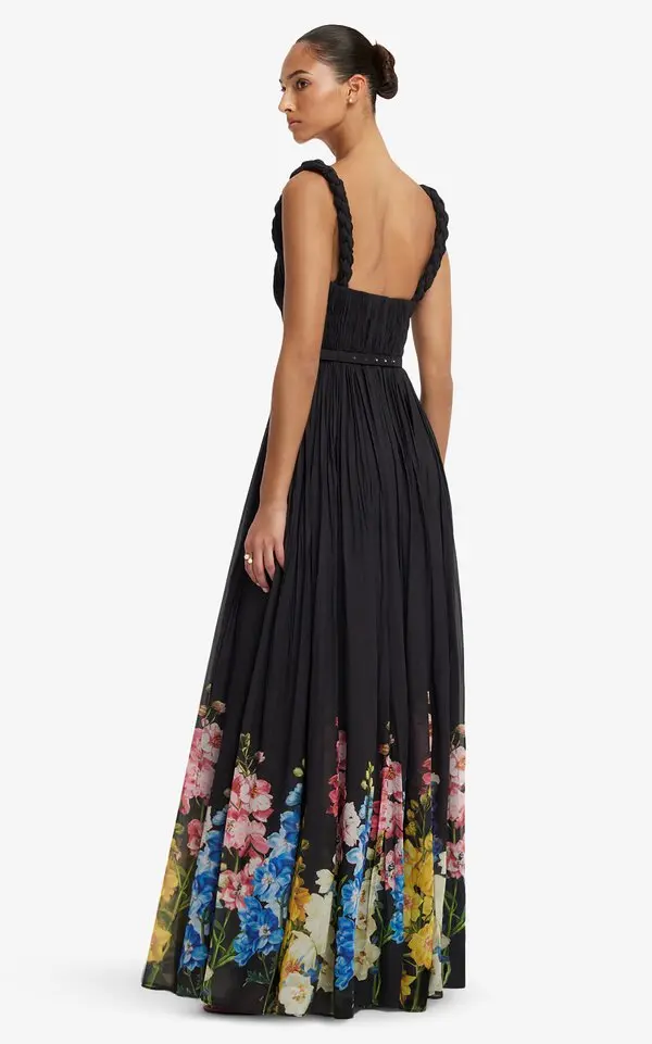 LEO LIN Angelina Ruffled Maxi Dress