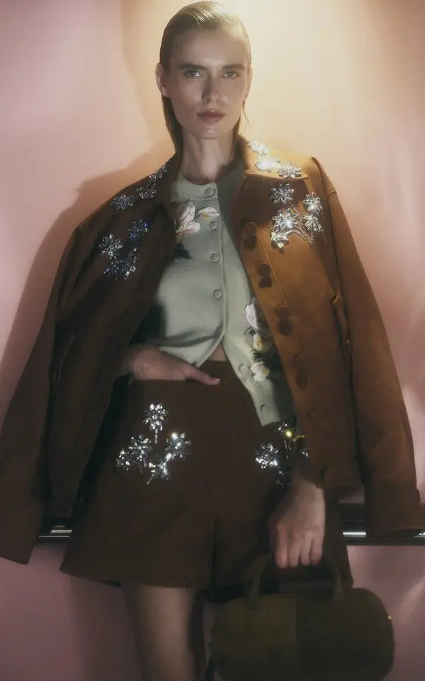 LEO LIN Astrid Embellished Jacket