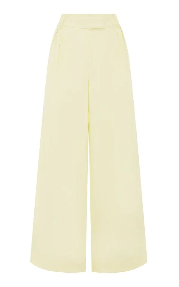 LEO LIN Elisha Wide Leg Pants - Yellow
