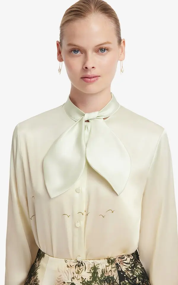 LEO LIN Cora Bow Blouse