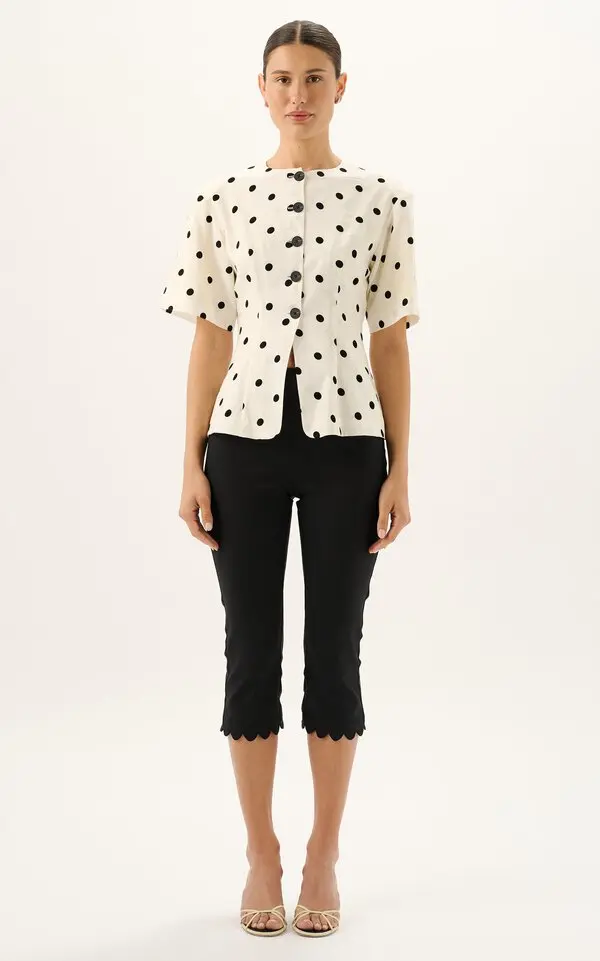 ROAME Janis Button-front Top