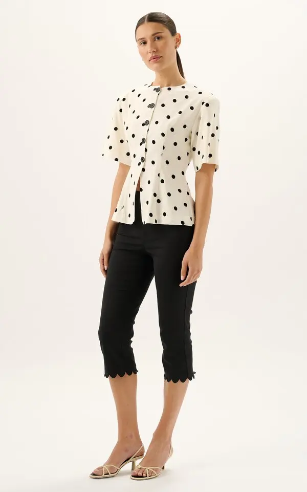 ROAME Janis Button-front Top