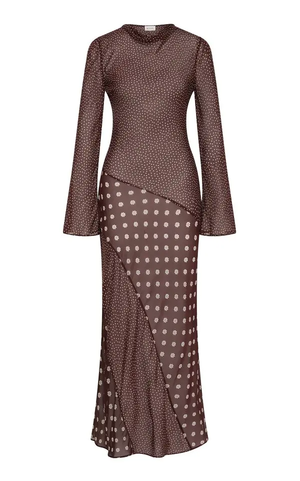 ROAME Hallie Mixed Maxi Dress