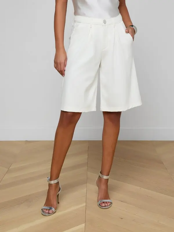 L'Agence Akasha Bermuda Short - Ivory