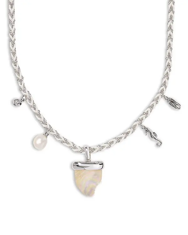 Kendra Scott Oleana Seahorse Charm Necklace - Rhod Iride