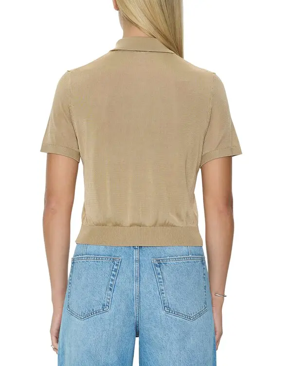 PISTOLA Lucca Short Sleeve Polo Sweater