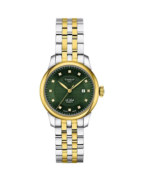 TISSOT Le Locle 29mm Watch - Green/two-tone