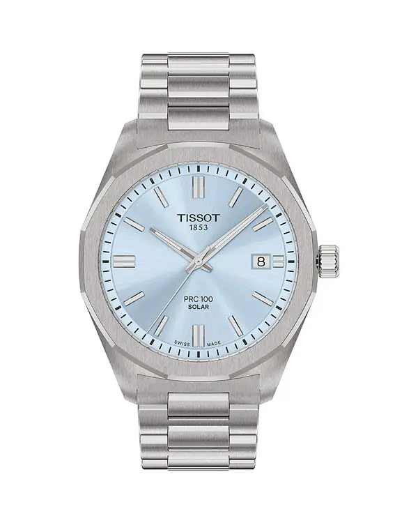 TISSOT Prc 100 39mm Watch - Blue/silver