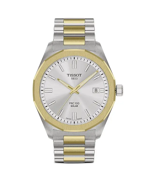 TISSOT Prc 100 Watch, 39mm - Silver/two-tone