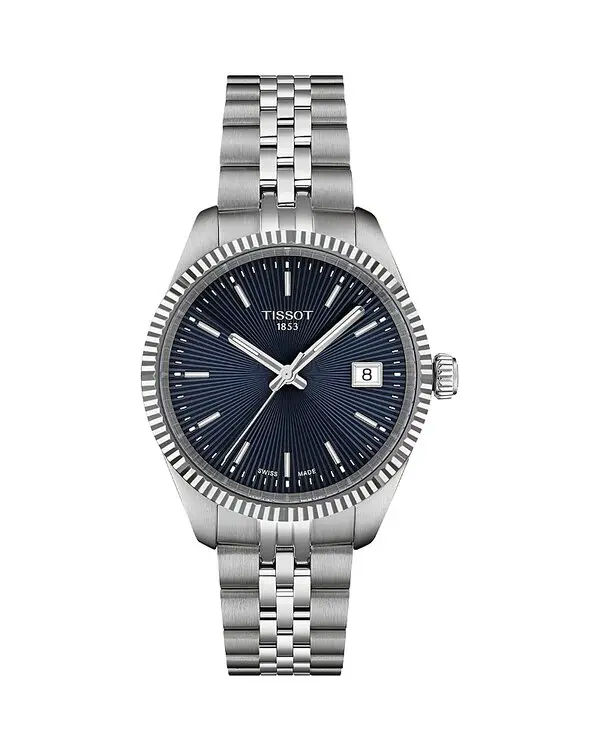 TISSOT Ballade 34mm Watch - Blue/silver