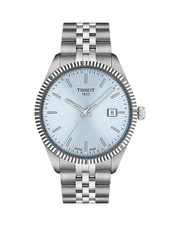 TISSOT Ballade Watch, 40mm - Blue/silver